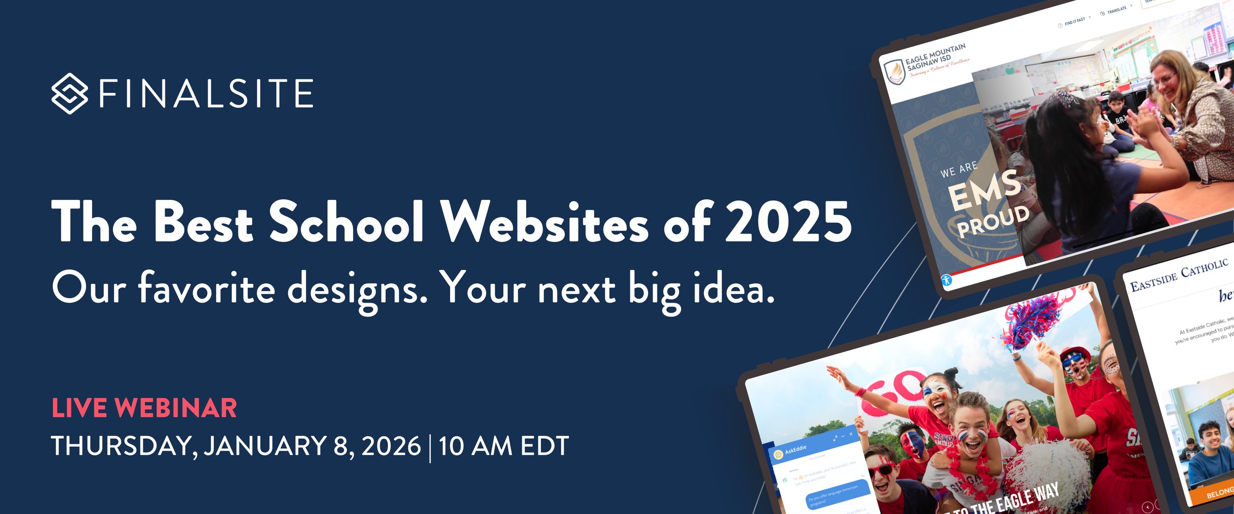 Register | The Best School Websites of 2025 | Finalsite